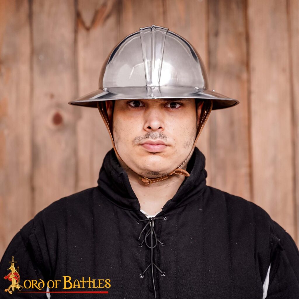 Medieval Infantry Kettle Hat – Steel Helmet