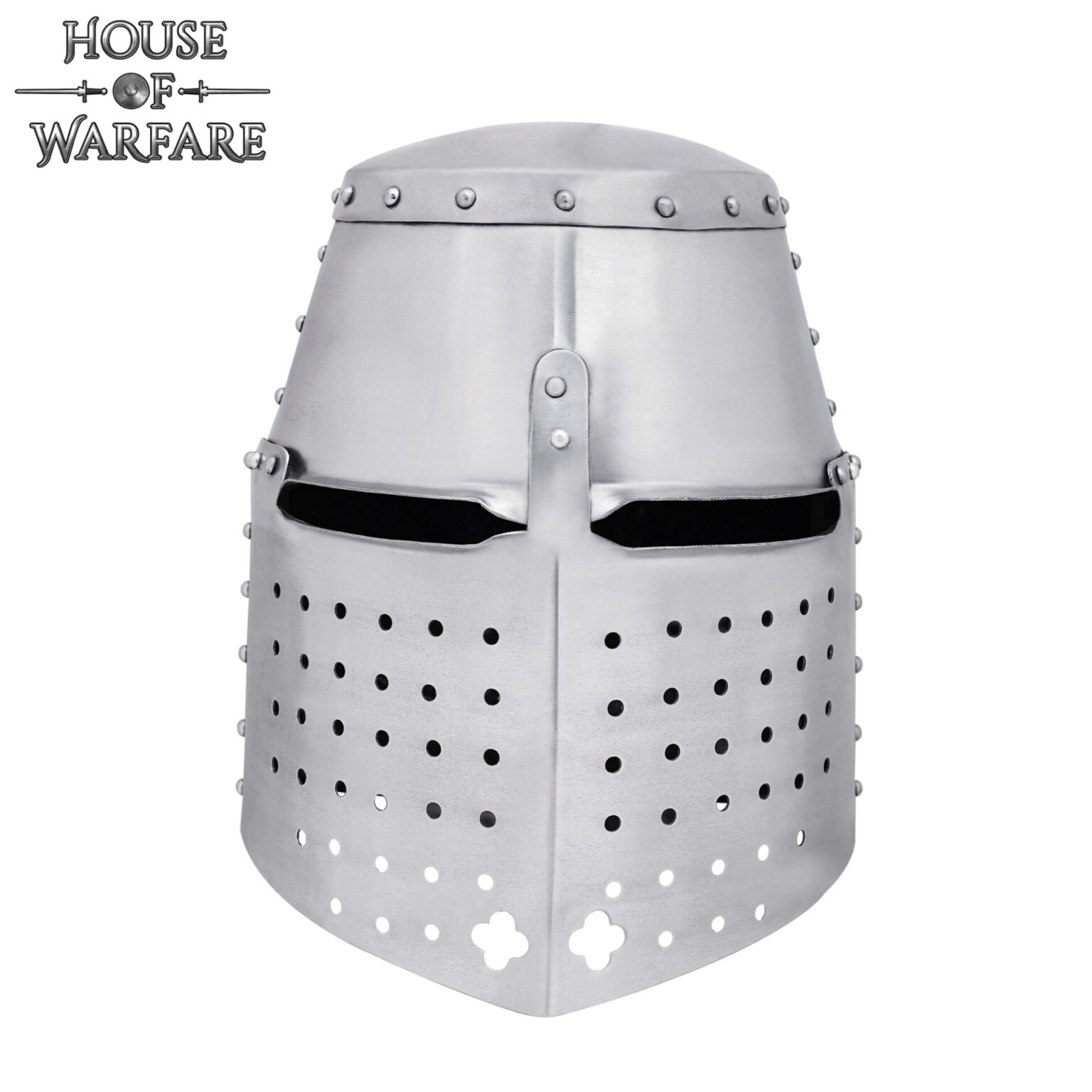 Great Helmet of Richard Pembridge Medieval Knightly Helm - 18 Gauge ...