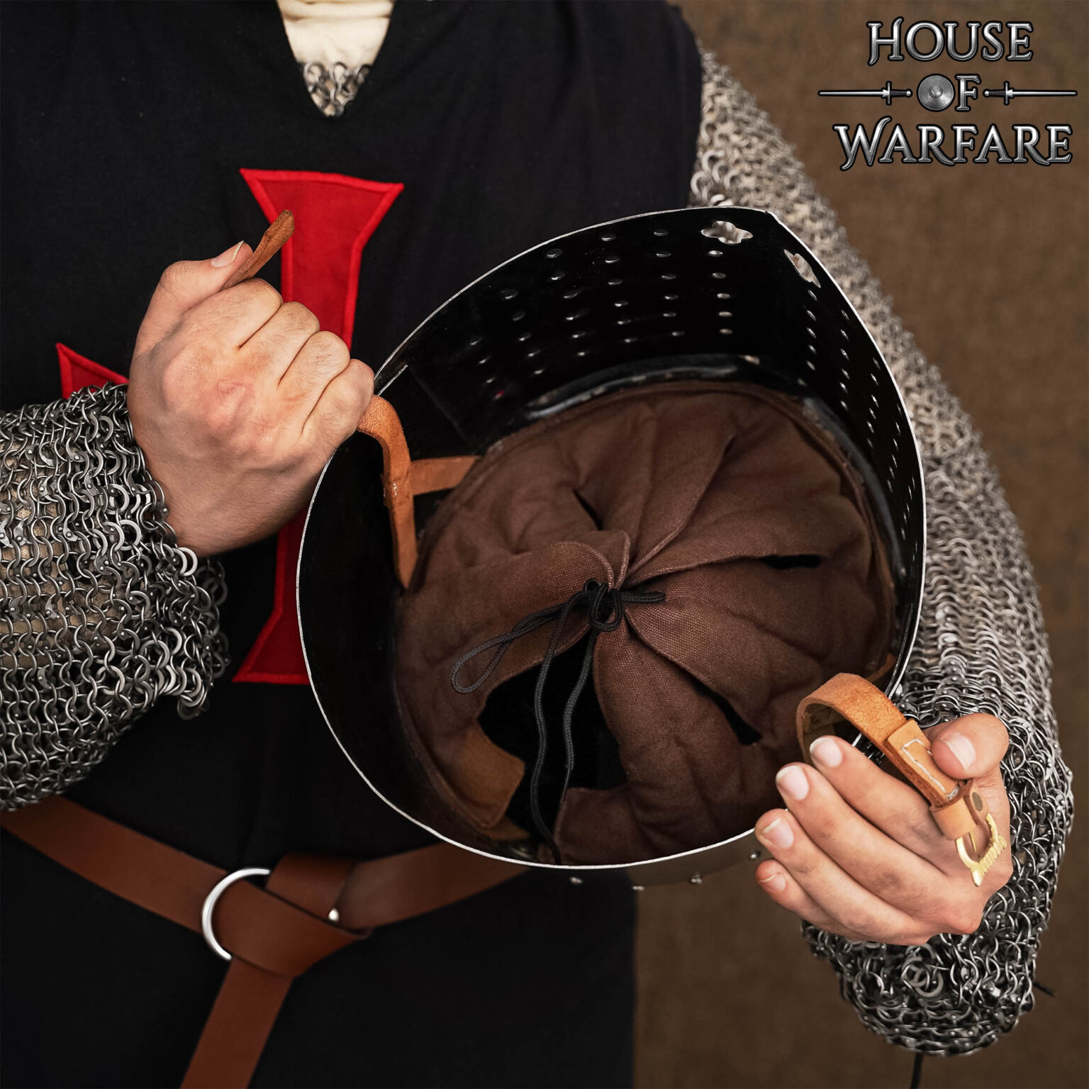 Great Helmet of Richard Pembridge Medieval Knightly Helm - 18 Gauge ...