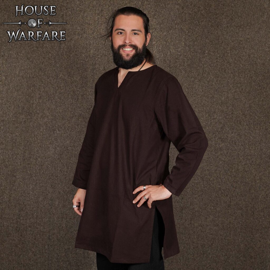 Medieval Full Sleeve Cotton Tunic Historical Undershirt