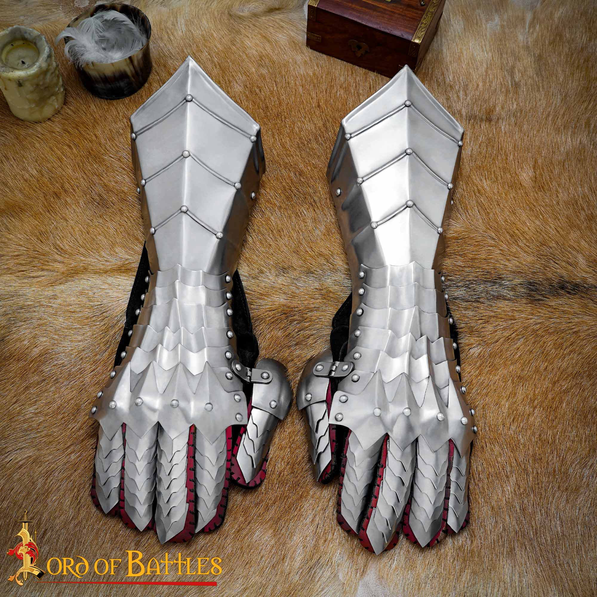 Medieval Gauntlets - Protective Hand Armor for Sale