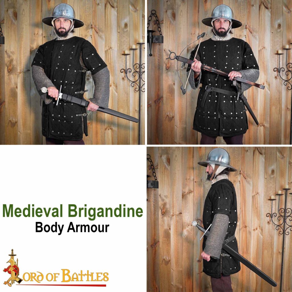 Medieval Brigandine Armor – Riveted Steel Plates