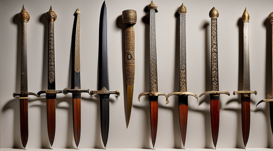 Espadas Persas Espada De Empuñadura única Del Emperador Aurangzeb