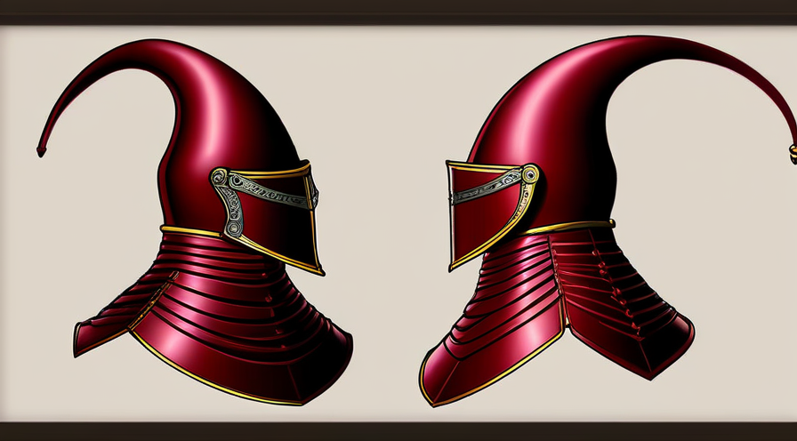 Burgundy Kettle Capeline Helmet S. XVI: An Essential Piece of Medieval ...