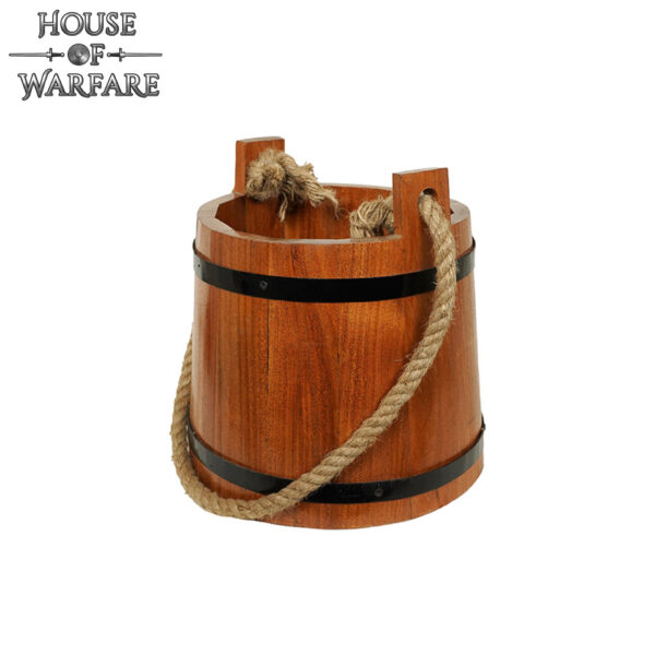 Medieval Wooden Buckets: Handcrafted Hardwood Elegance