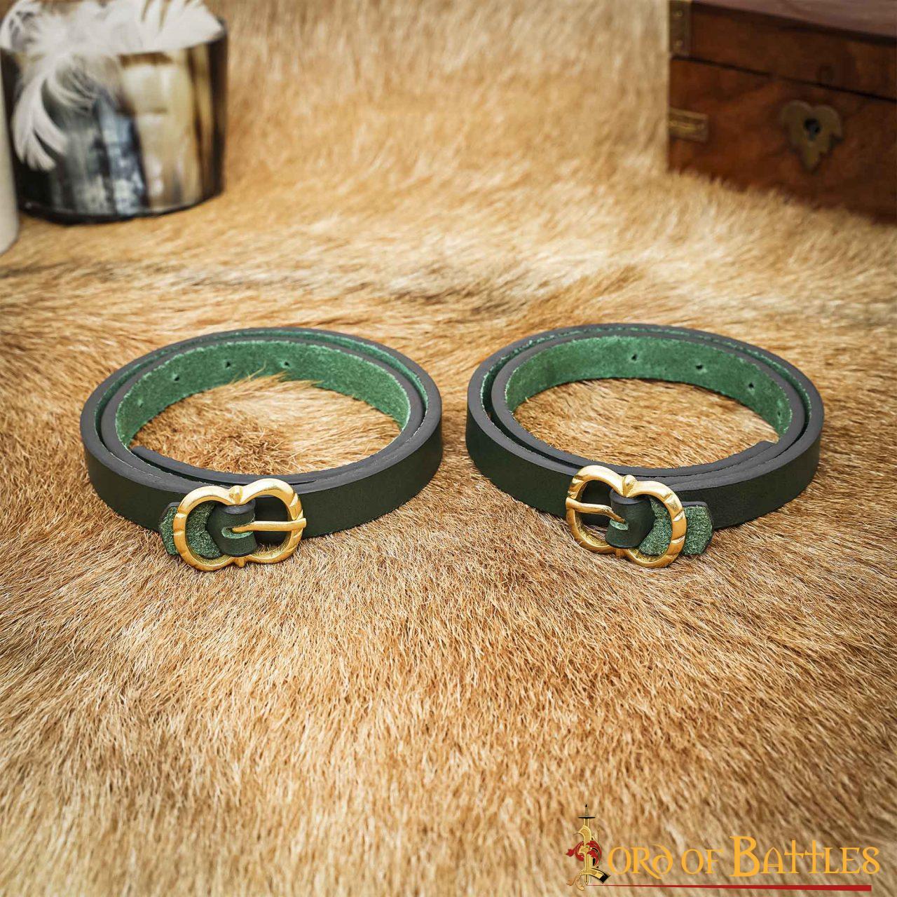 Medieval Renaissance Genuine Leather Leg Garters - Medieval Shop at ...
