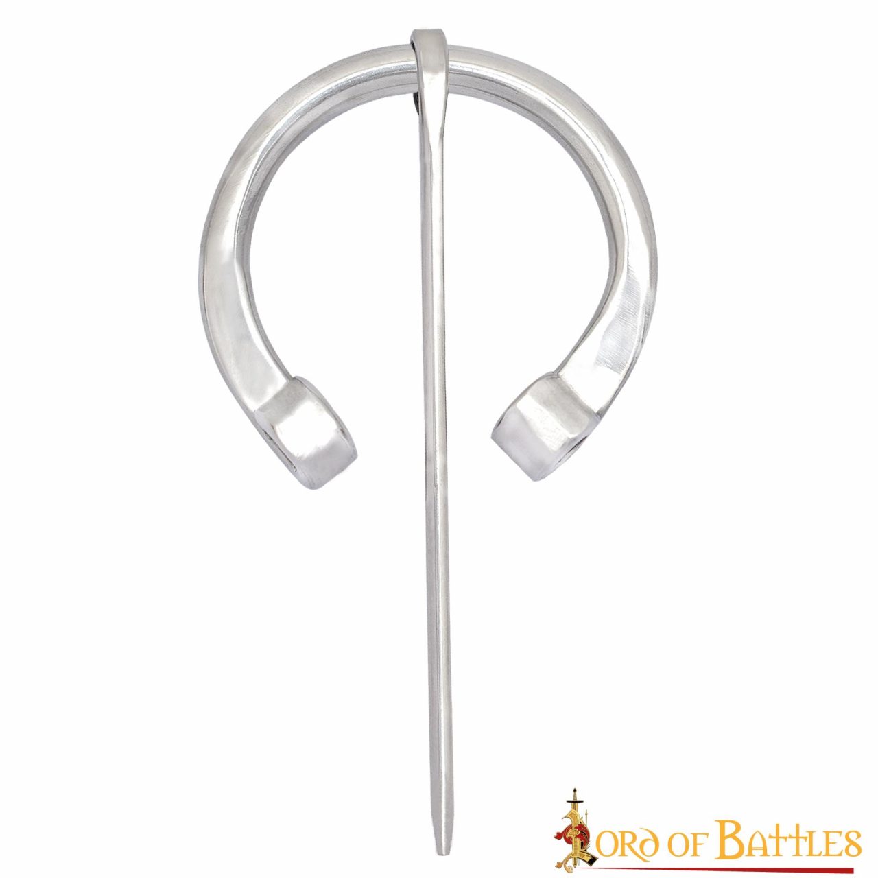 Stainless Steel Medieval Fibula with Rolled Ends - Medieval Shop at ...