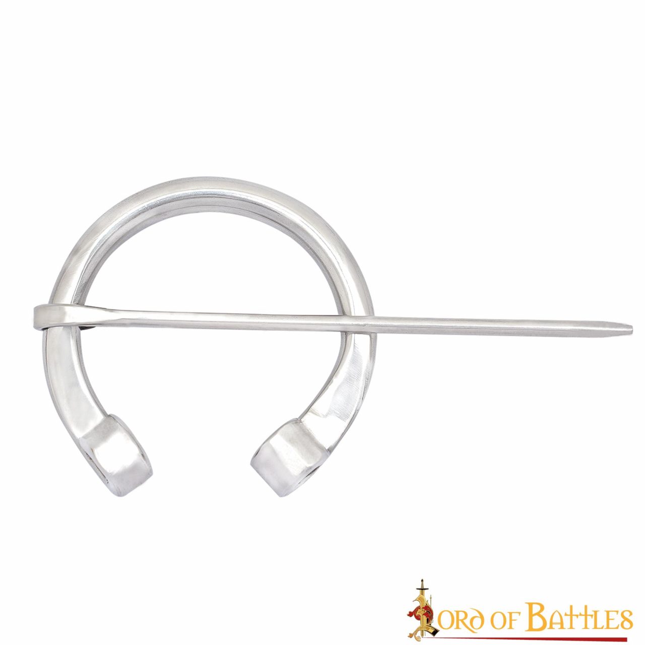 Stainless Steel Medieval Fibula with Rolled Ends - Medieval Shop at ...
