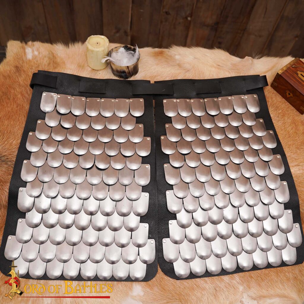 Viking Warrior Scale Skirt Genuine Leather and 20 gauge Steel Scales ...
