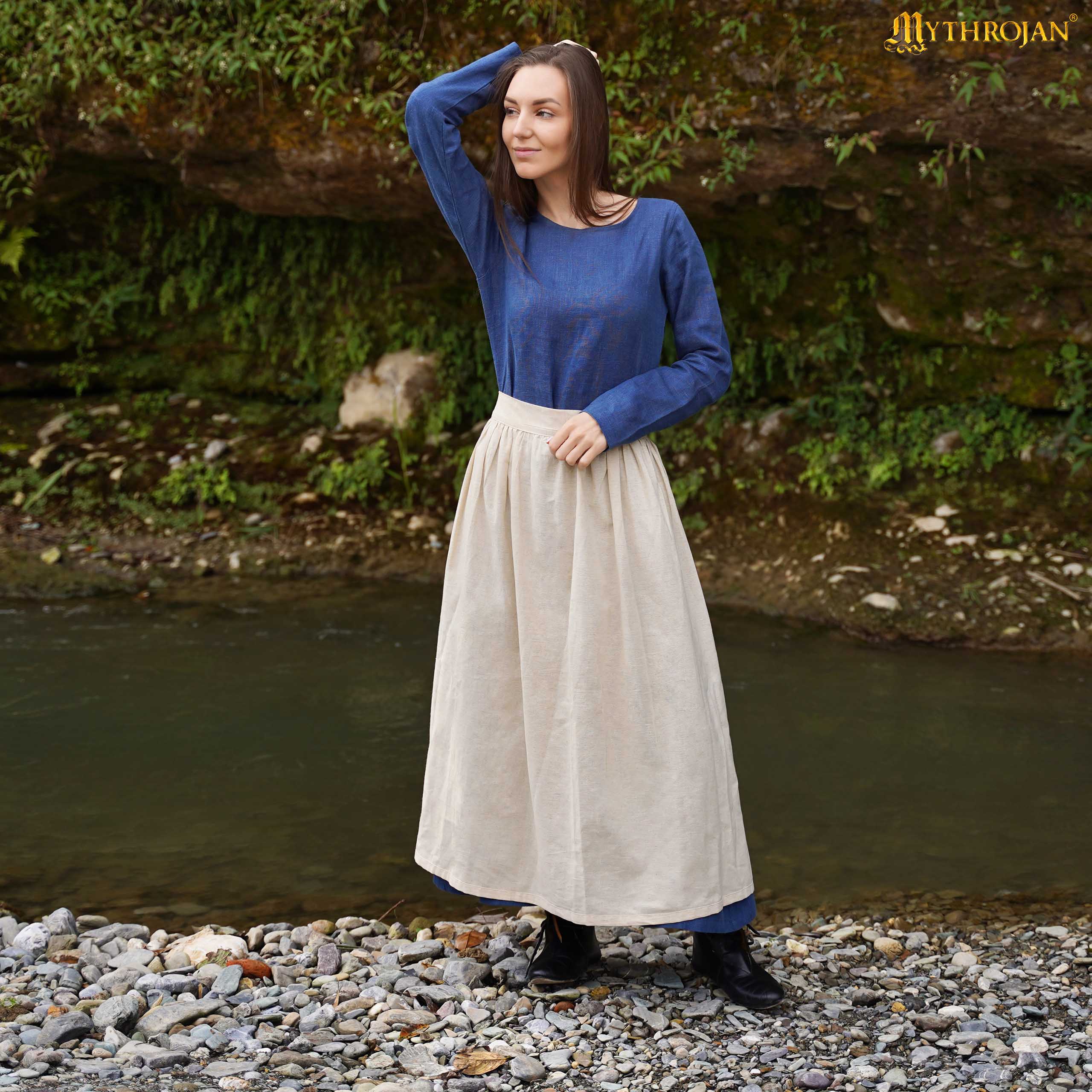 Medieval Ladies Apron – Historical Apron for Costumes, LARP