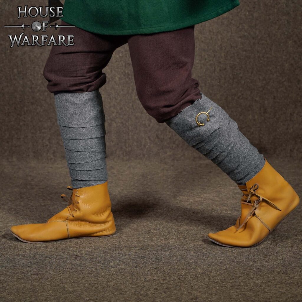 Woolen Leg Wraps - Viking Style for LARP and Reenactment